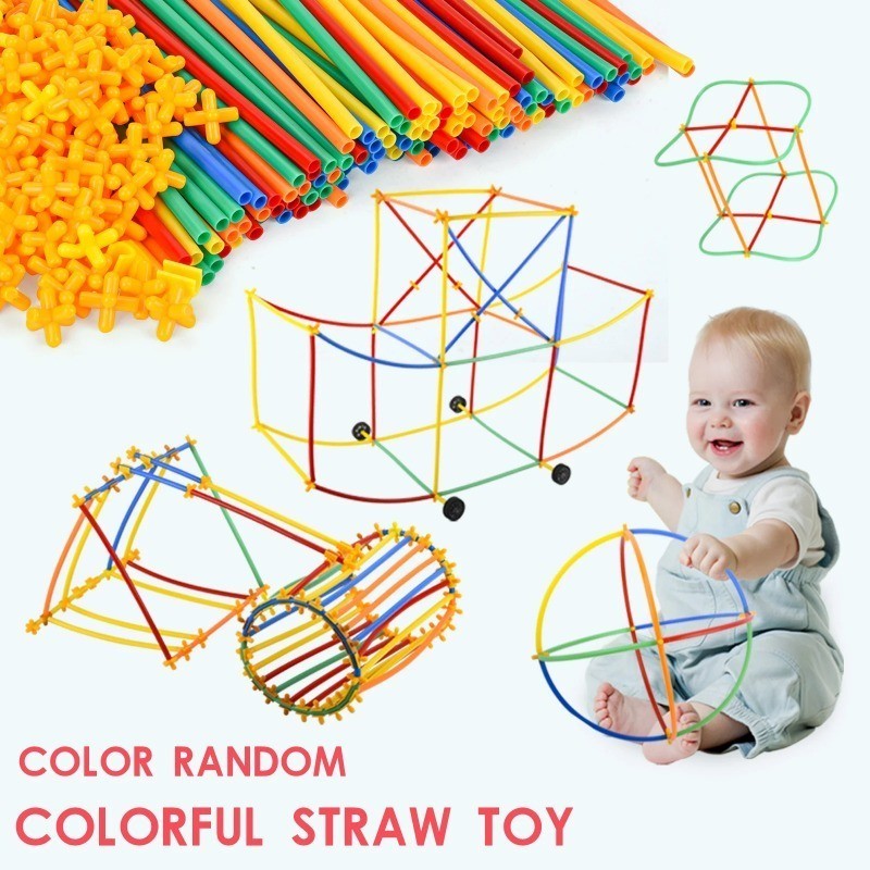 Straw Constructor Building Toy Straws and Connectors Building Sets ...
