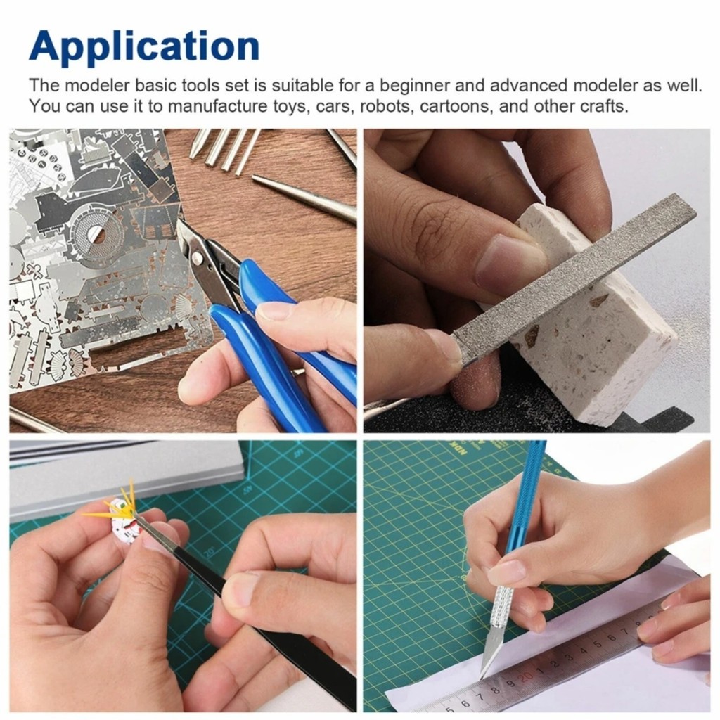 Basic Model Tools for Model DIY Craft Tool Car Hobby Building Repairing ...