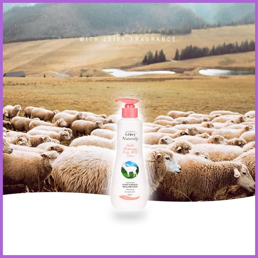 Leivy] GOAT`S MILK & MILK PROTEIN BODY LOTION 350ml | Shopee Philippines