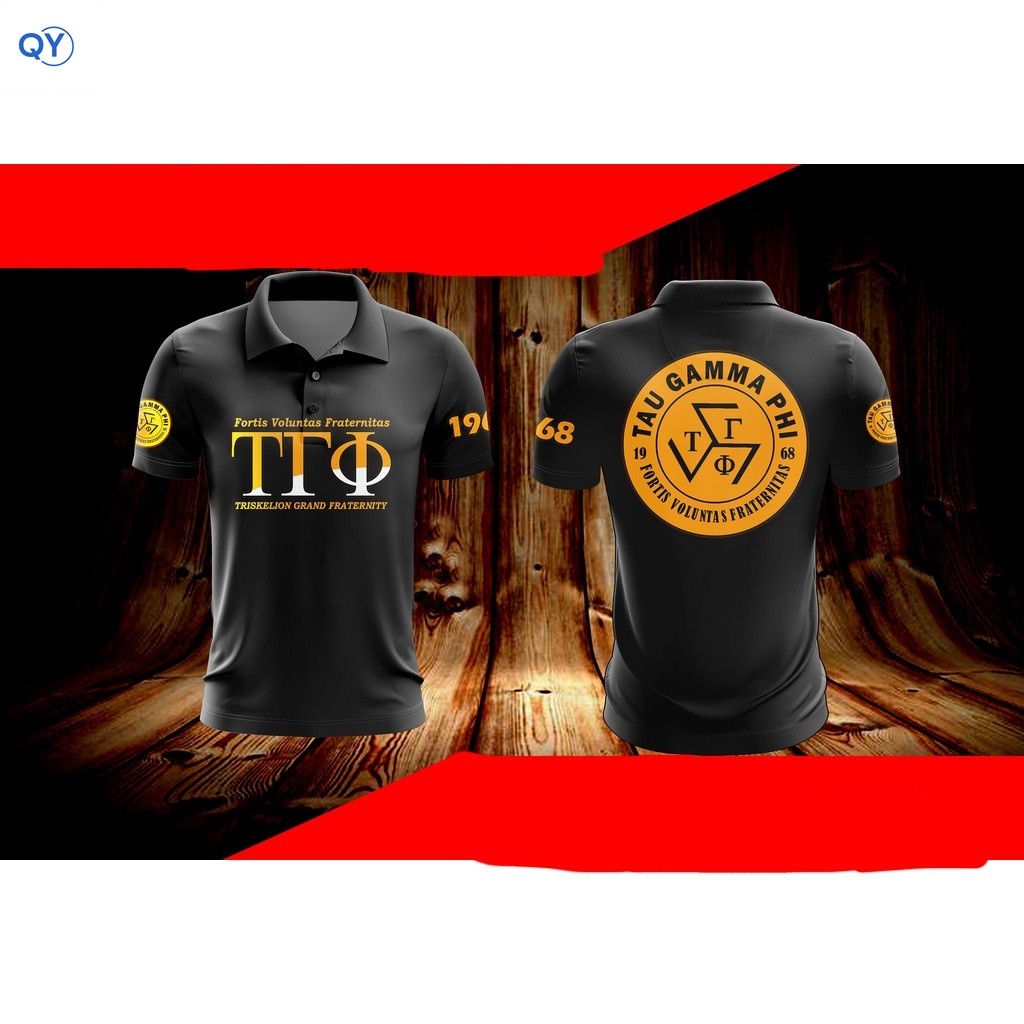 Triskelion Full Sublimation Polo Shirt for Men Tau Gamma Phi ...