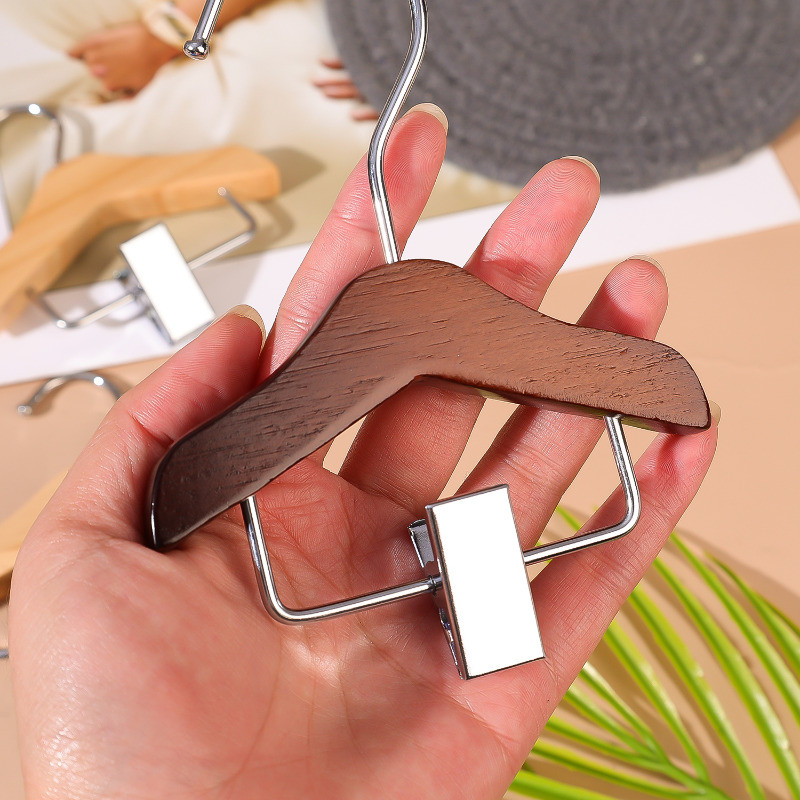 Solid Timber Mini Hanger with Clip - Baby Clothes Clip - Doll Outfit ...