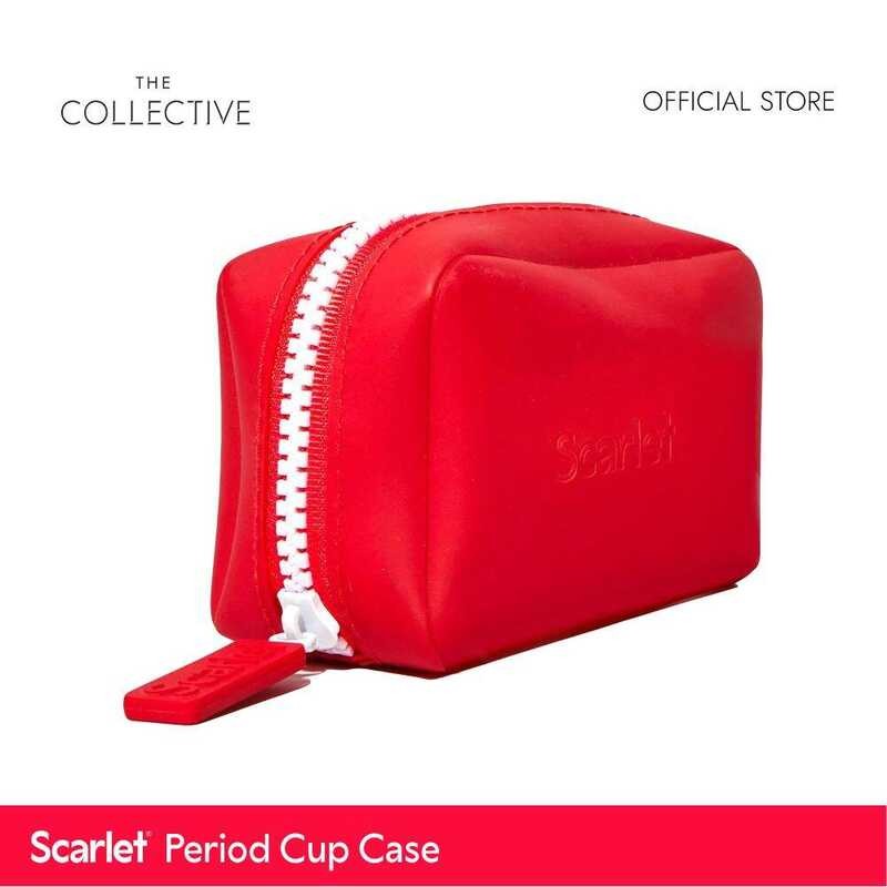 Period Scarlet Menstrual Cup Case ( Durable Water-Resistant Compact ...