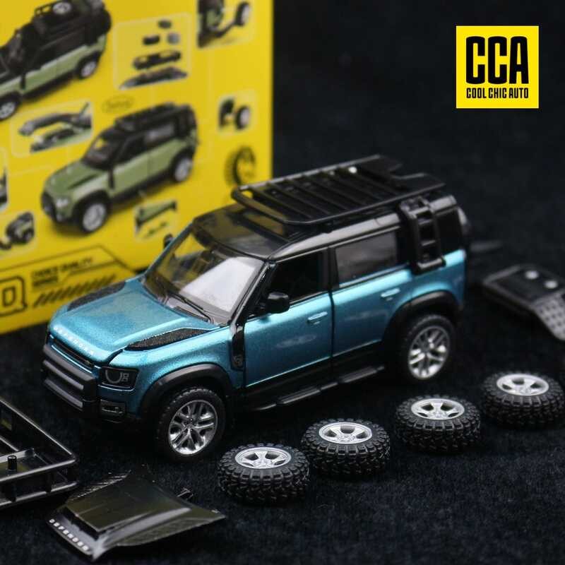 5E Color CCA 3 Alloy Car For Children Game 1/43 Land Rover Defender 110 ...