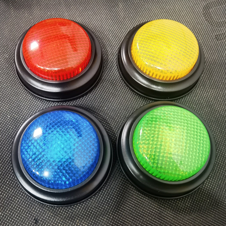 Answer Buzzers for Game Shows 4pcs Game Buzzers with Lights & Sounds ...