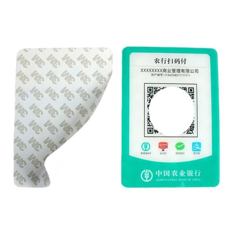 Acrylic QR Code Payment Cashier Card Desktop Payment Scanning Card L ...