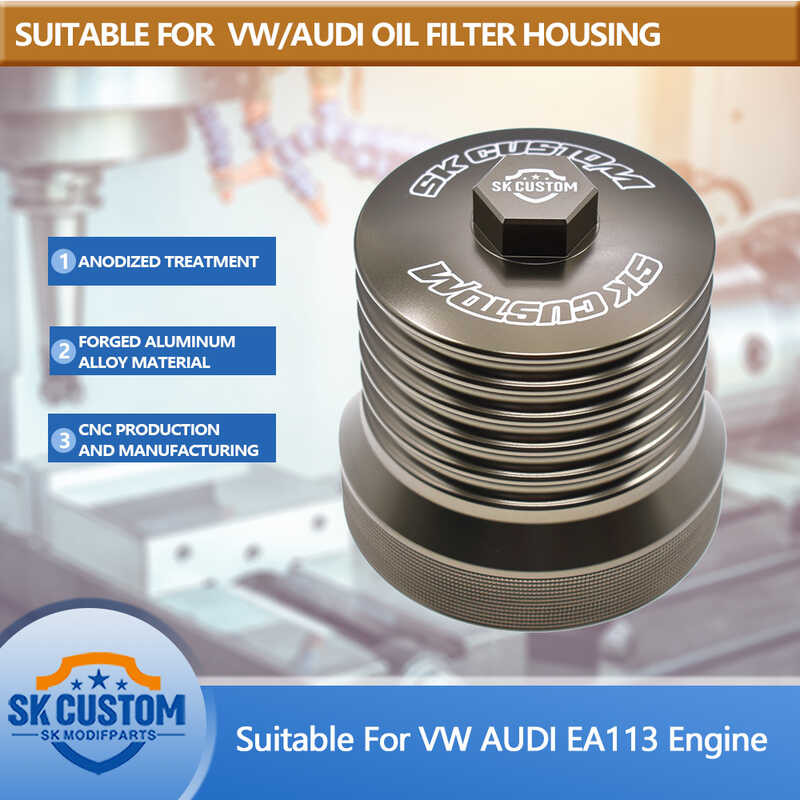 70 SK CUSTOM Ea113 Engine Oil Filter Cap Para Sa Golf Tiguan Audi A1 A3 ...