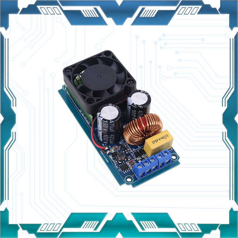 IRS2092S high-power 500W D-class HIFI digital amplifier board finished mono/super LM3886 ...