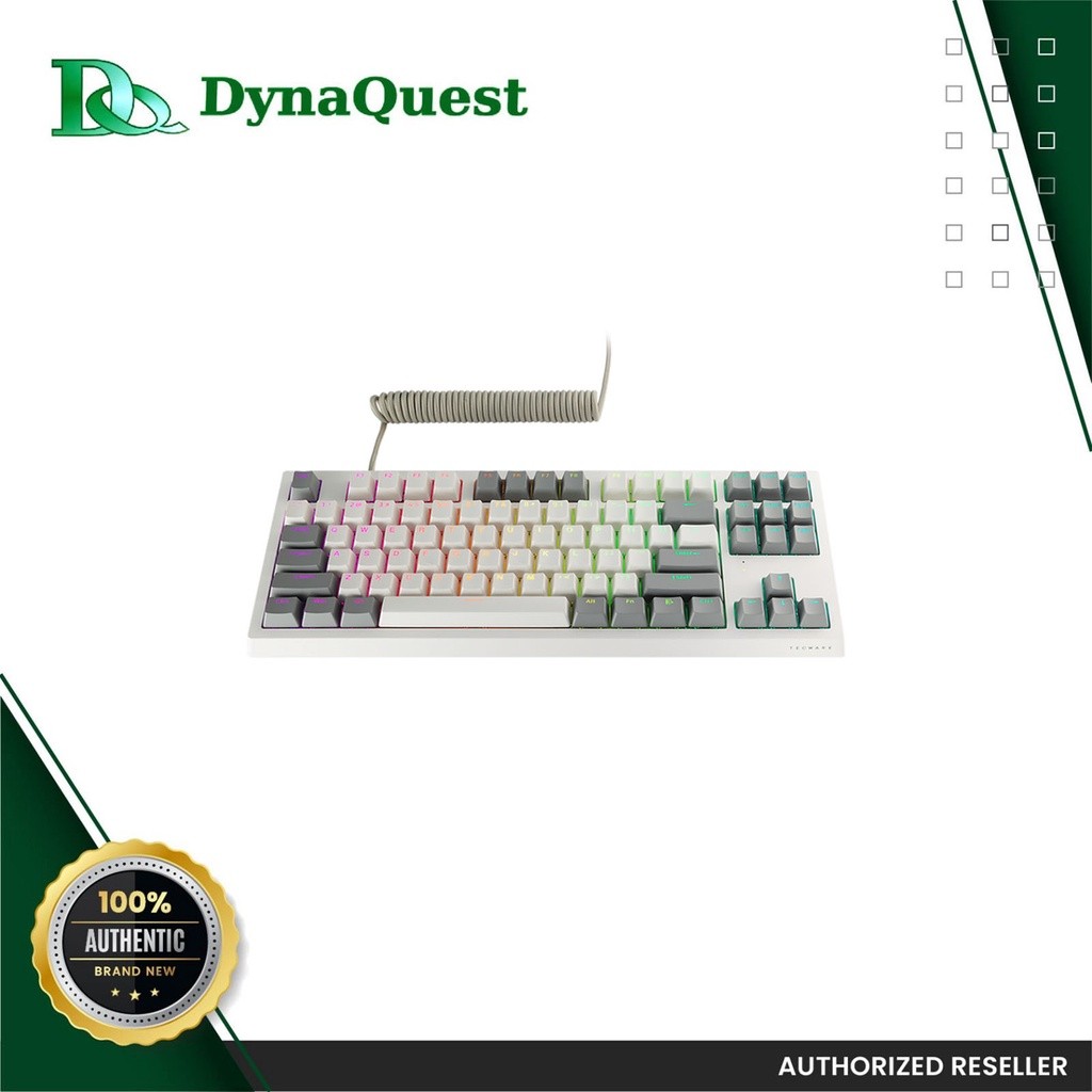 Tecware Phantom+ Elite White RGB TKL 87 keys Wraith Mechanical Keyboard ...