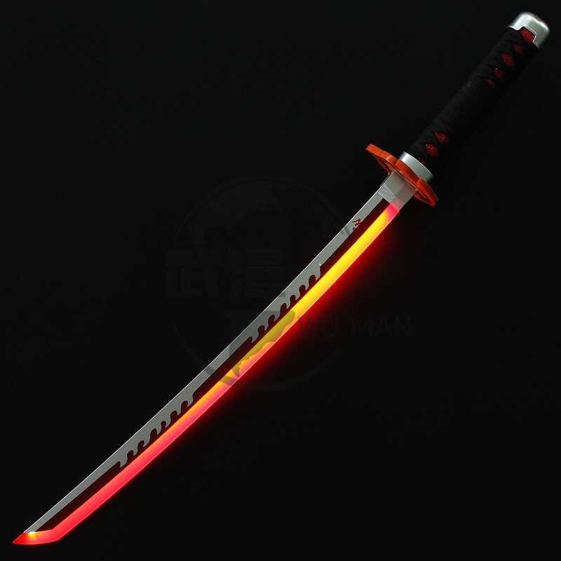 Japanese Anime Rengoku Ruka Sword Demon Slayer Cosplay Weapons Katana ...