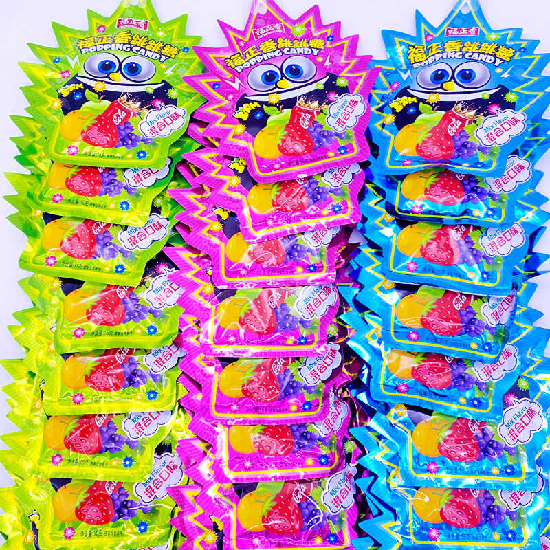 Hanging board jumping children's explosive candy, fruit mixed flavors ...