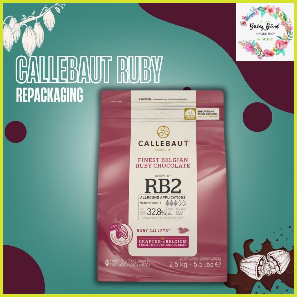 ∼ Callebaut Ruby Chocolate Callets (500g | 1kg) | Shopee Philippines