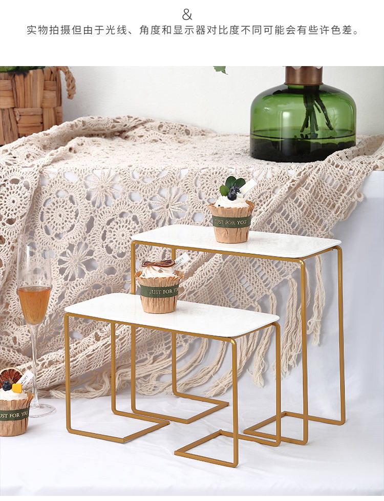 Light Luxury Ceramic Multi-layer Dessert Rack Dessert Table Cake ...