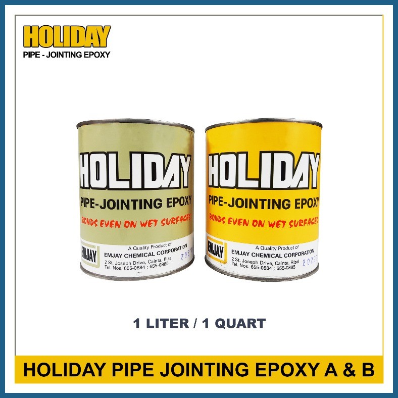 Holiday Pipe PVC Jointing Epoxy Component A & B Set 4L (1GAL ...