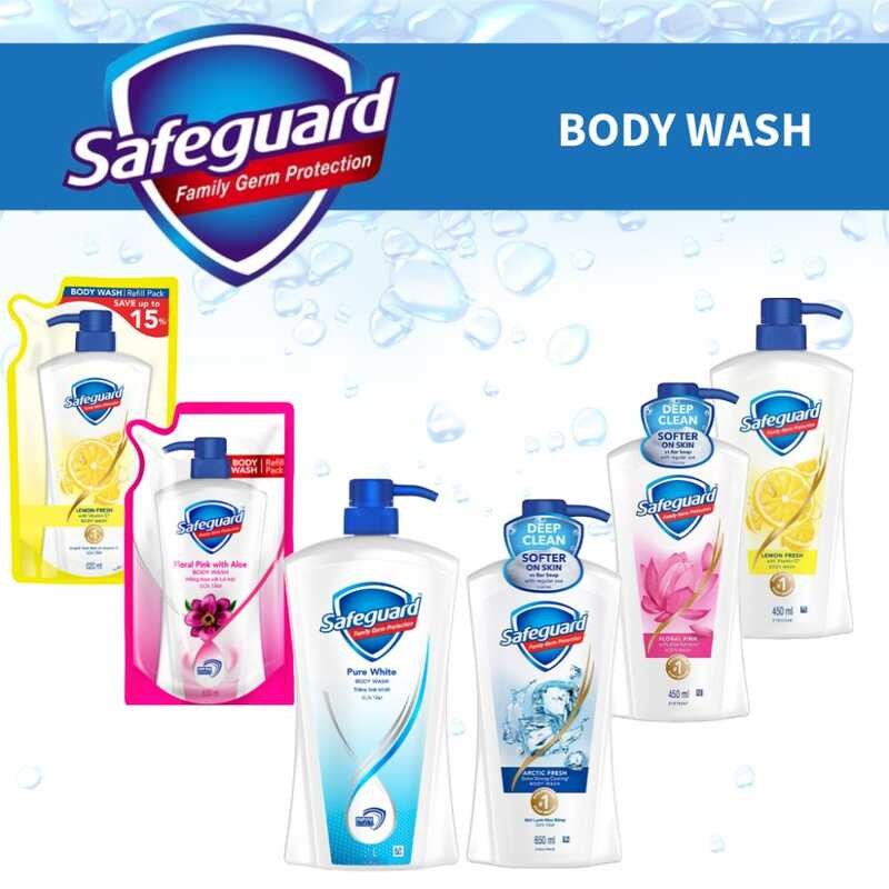 Safeguard Body Wash Bottle and Refill Pack | Shopee Philippines