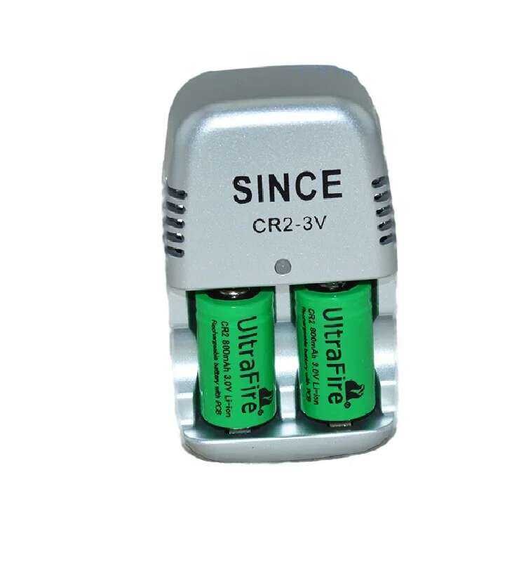 New 15270 CR2 800mAh battery+3V CR2 battery charger,lithium battery,rechargeable batteries ...