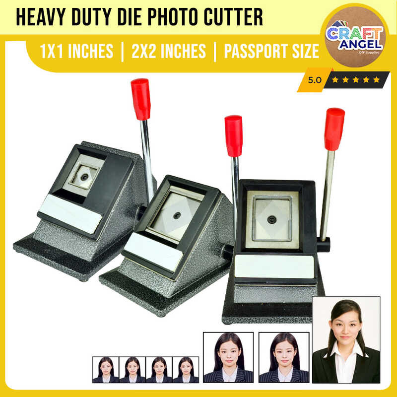 Die Photo Officom 1X1 2X2 / Passport Size Desop Cutter Photos PVC ID ...