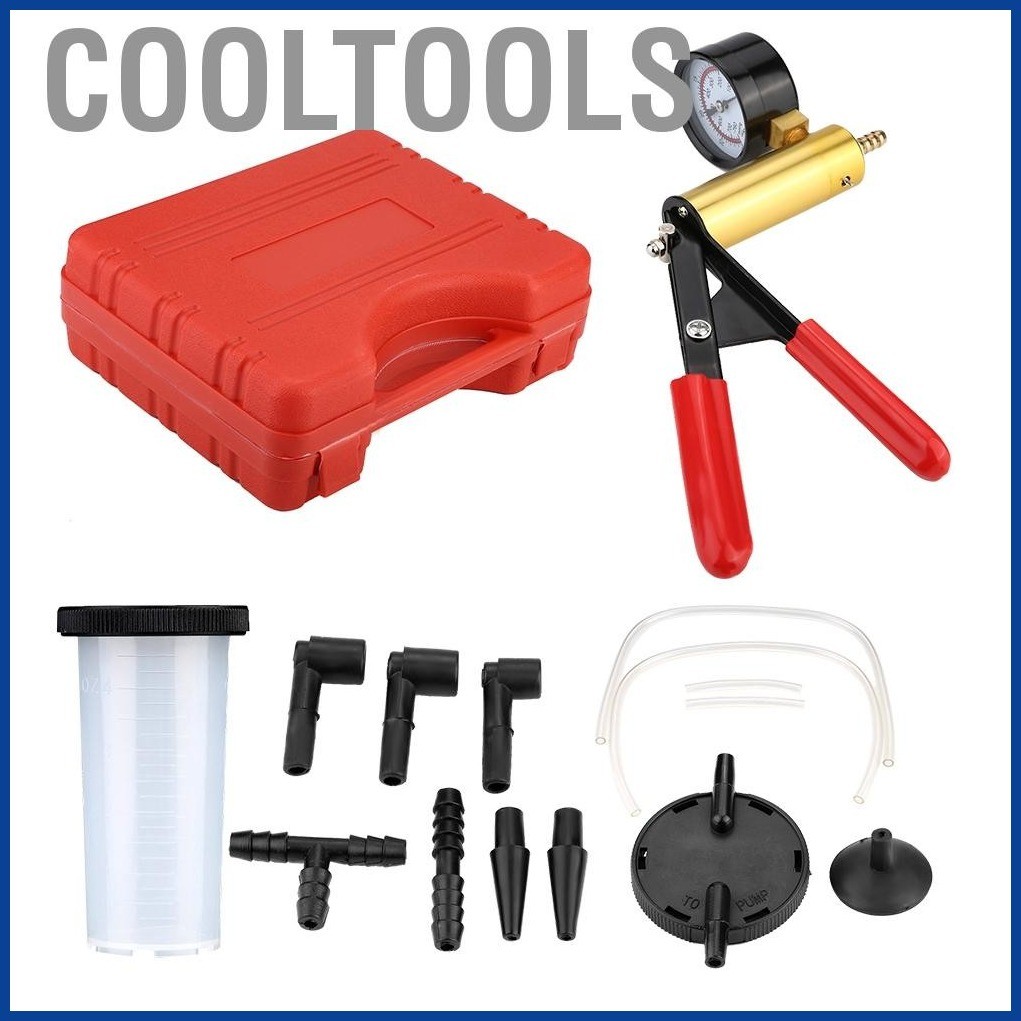 Cooltools Brake Fluid Bleeding Set with Carry Case High Quality Hand ...