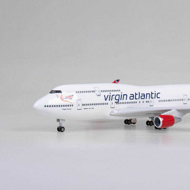 And [With Wheels Lights] Virgin Aviation Model 747 Civil Aircraft ...