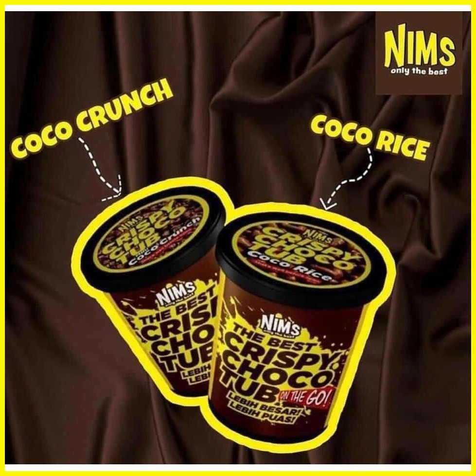 ∈ Nims Crispy Choco Tub 7 Flavours Delicious Chocolate Crunchy ...