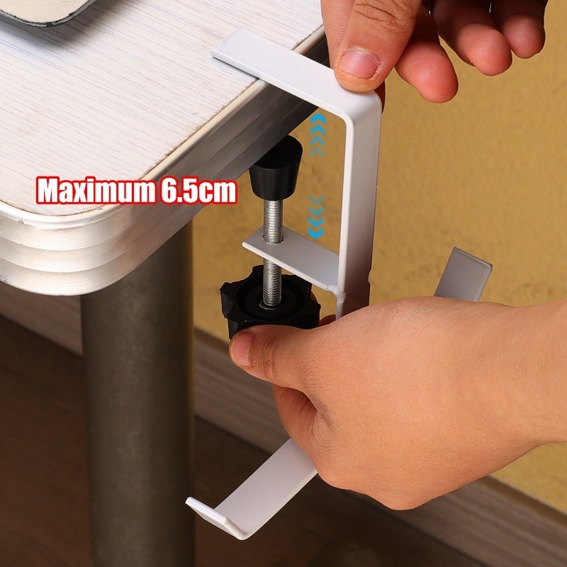 Practical Adjustable Desk Edge Hooks Table Side Multifunction Bag ...