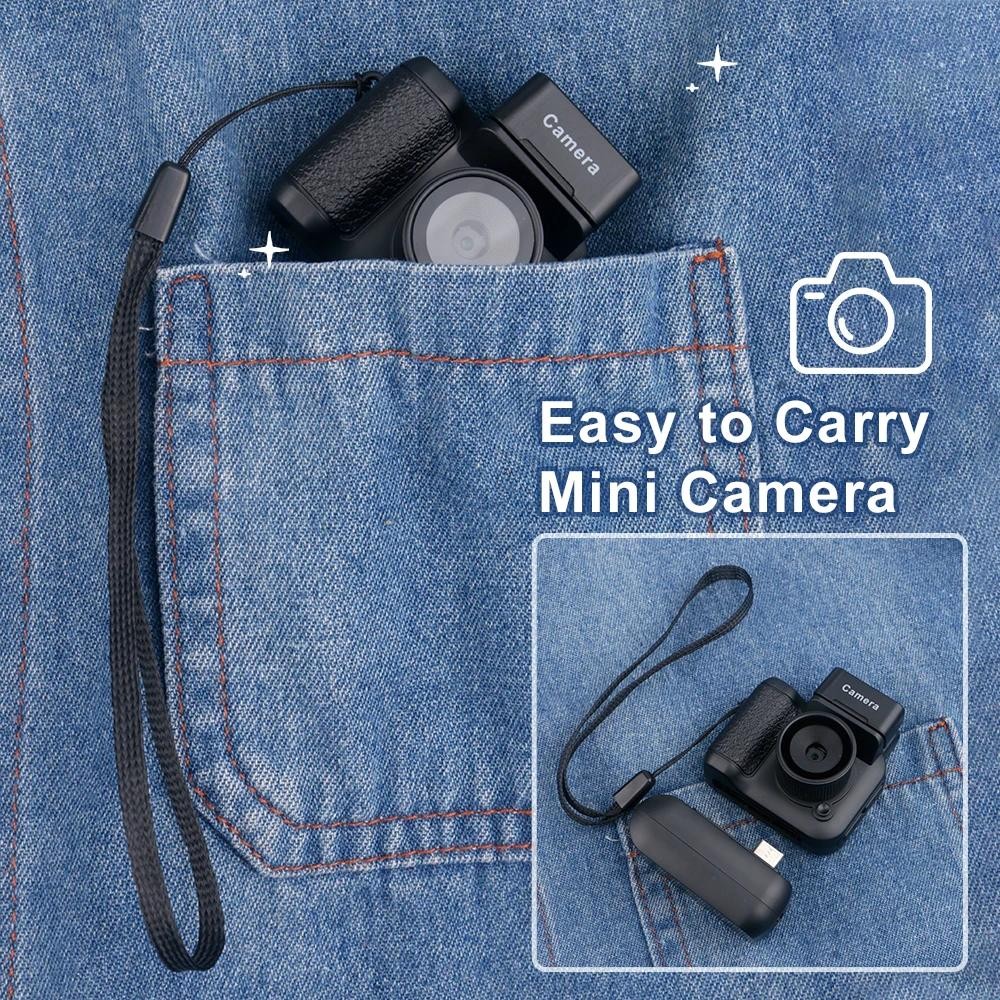 Y4000 Mini Camera With Screen HD 1080p With Flash Lamp And Battery Dock ...