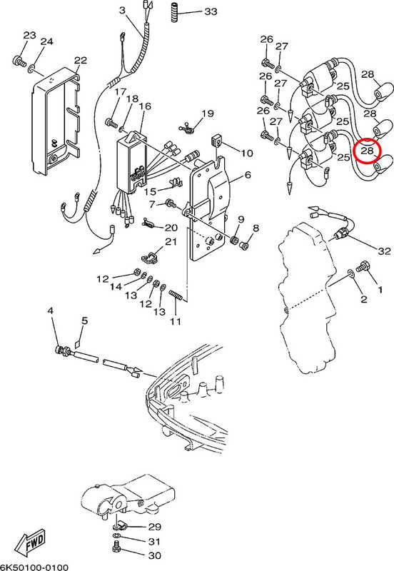 ）Zhai Mo DEMONS outboard engine ship external hanging machine red ...