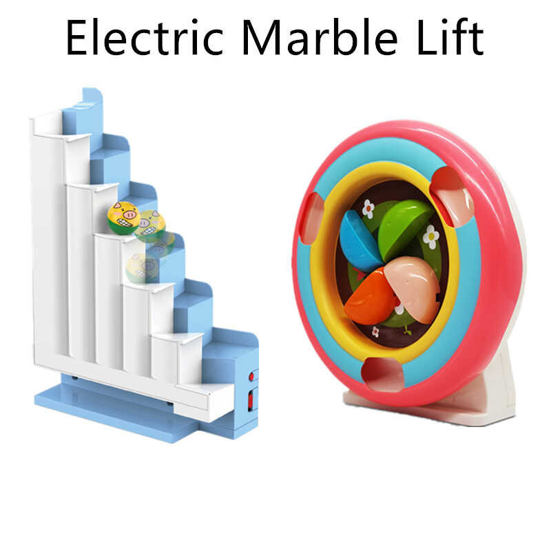 Run Marble Electric Ladder Wheel Special Balls Lift Elevator Maze DIY ...