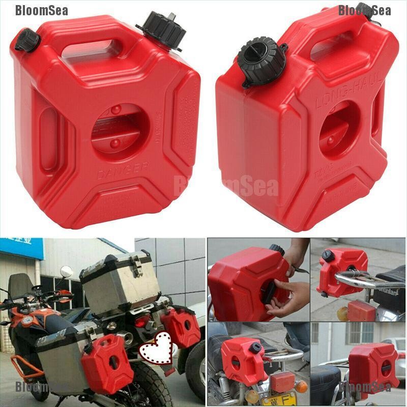 in stock [Bloom] Motorcycle 3L Portable Jerry Can Gas Plastic Car Fuel ...