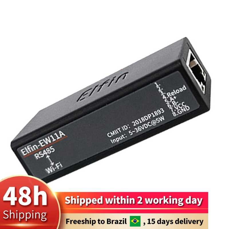 Elfin-Ew11 Port Rs485 Sa Wifi Serial Device Server Port IP Telnet ...