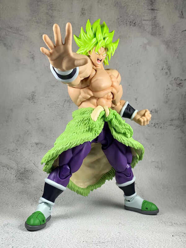 SK SHF Dragon Ball Er Broly Action Figure Saiya Collection Doll Anime ...