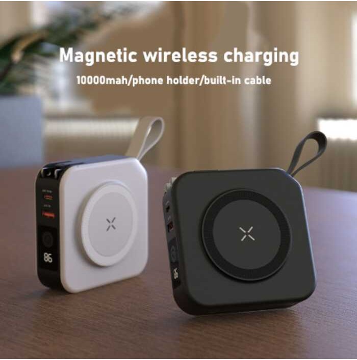 6D Magnetic Wireless Charging Gamit Ang AC Wall Plug Binuo Sa Cable ...