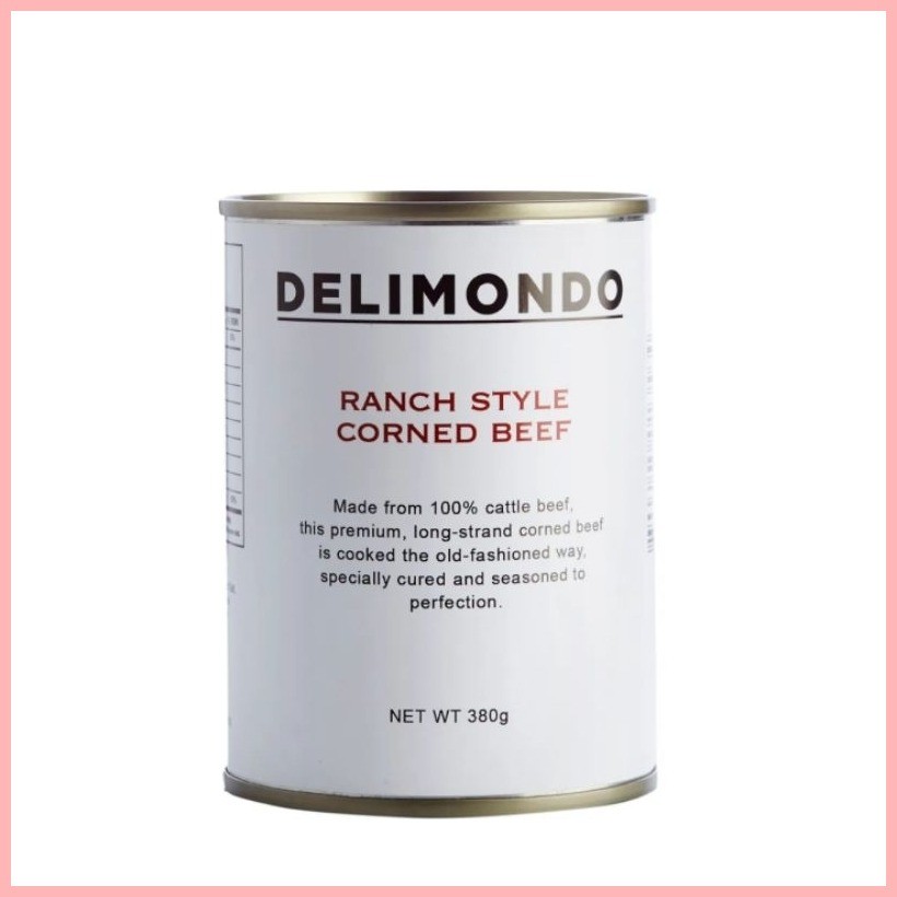 DELIMONDO RANCH STYLE CORNED BEEF 380grams expiry June 2027 ♂ | Shopee ...