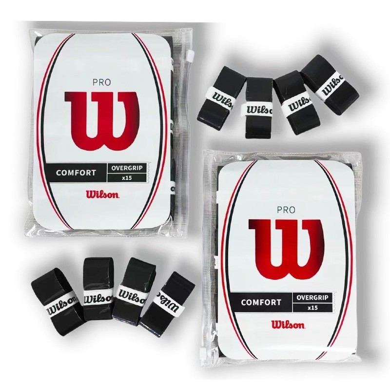 15PCS Wilson Tennis Racket Overgrip Sweat Band Absorption Grip PU ...