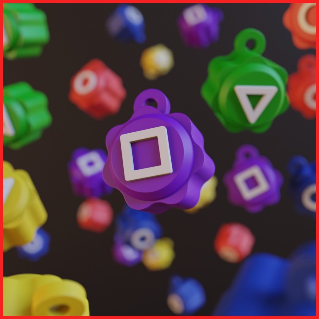 ﺴ Korean Squid Game-Inspired 3D Printed Gong-gi Jack Stone Keychain ...