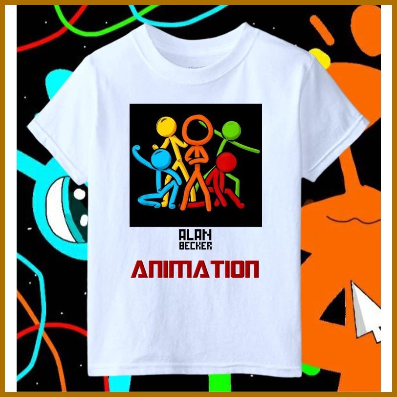 ALAN BECKER STICK MAN 2 KIDS Shirt 4M/ 0-12 years old / Graphic Print ...