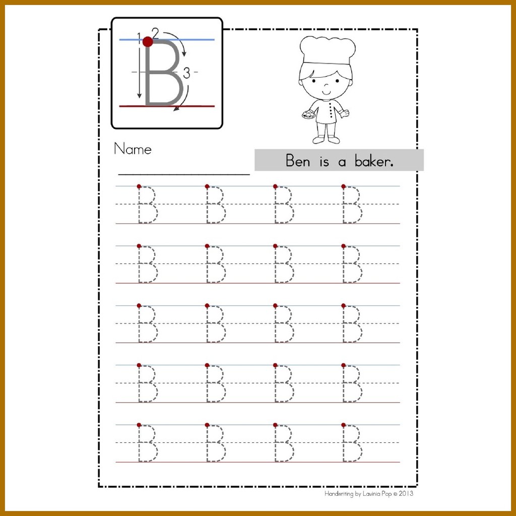 26 Letters A-Z Alphabet ABC Practice Paper Preschool English Homework ...