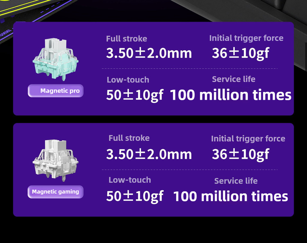 FURYCUBR M30HE 8K Magnetic Switch Rapid Mechanical Keyboard for Esports ...