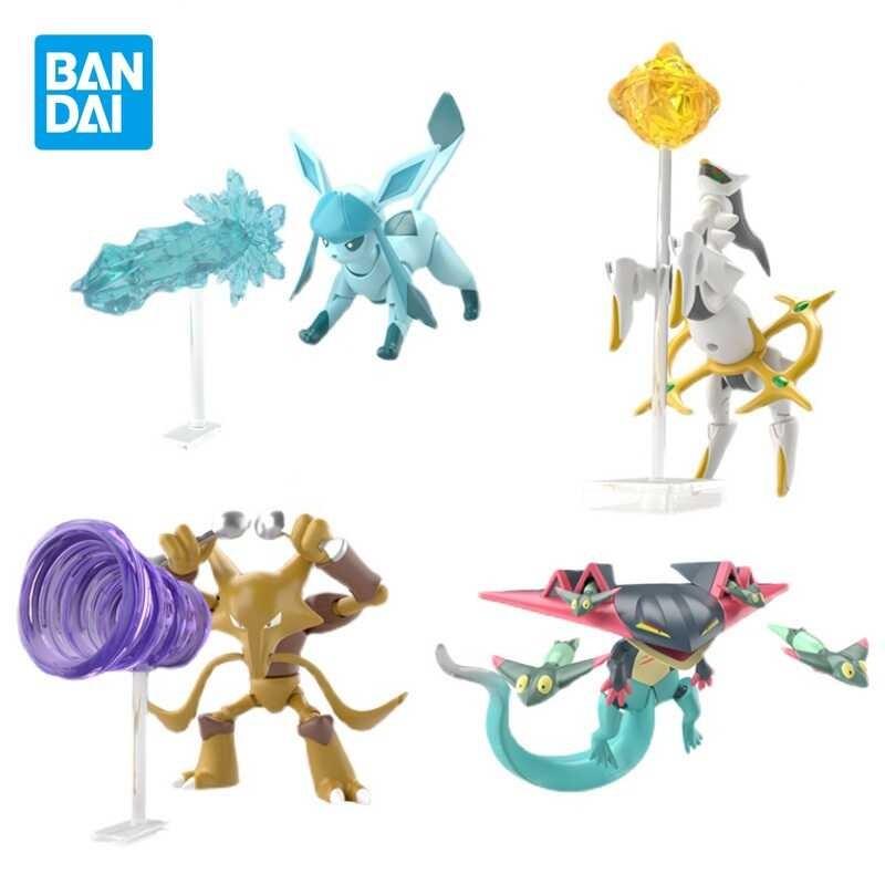 Bandai Genuine Michae Anime SHODO 7 Candy Toys Glaceon Alakazam Arceus ...