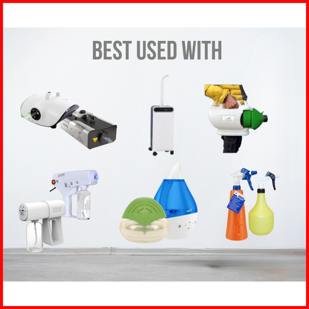 FRESH BAMBOO Disinfectant Sanitize Antibac Fogging Bac to Zero Liquid ...