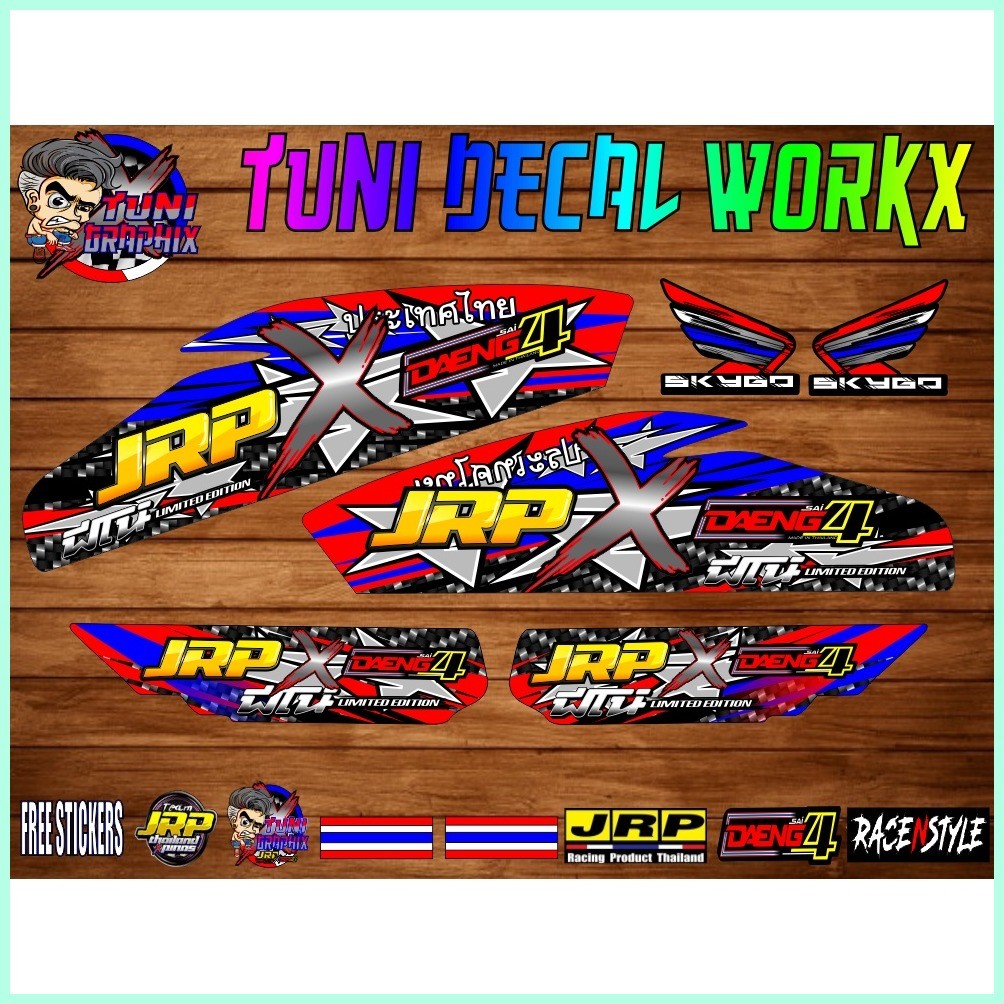 ۞ TMX / RUSI / PINOY / MOTOPOSH / SKYGO / DECALS STICKER v4 ( JRP X ...