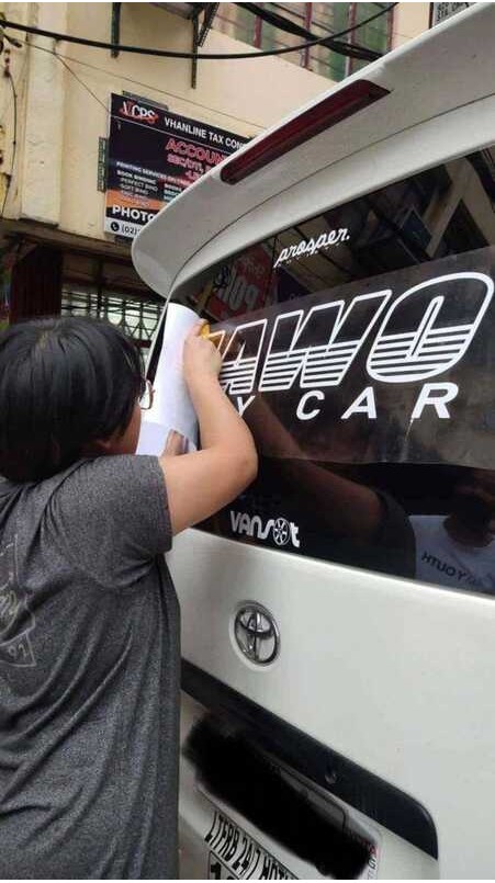 LY Large Customized Decal Stickers Para Sa Car Windows, Windshields ...