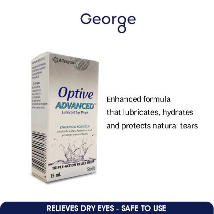 Advanced Triple Optive Action Relief Lubricant Eyedrops 15ml ligtas ...