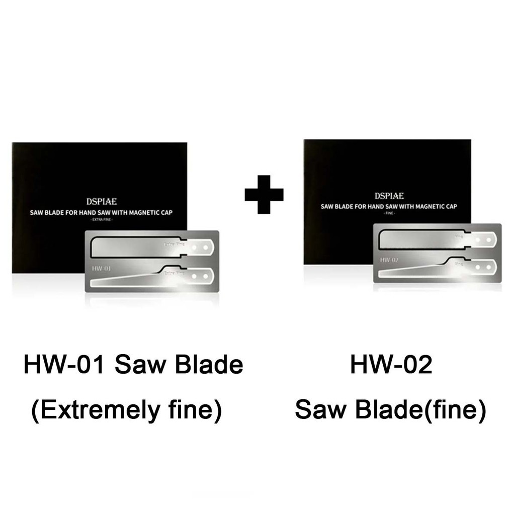 0.3mm Dspiae Aluminium Alloy Handsaw Refill Blade Extra Fine HW-01 Fine ...