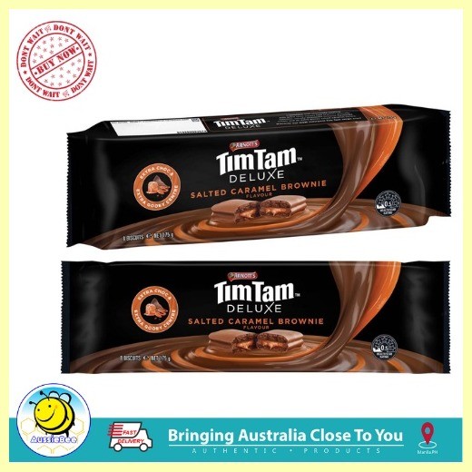 ∈ ♞,♘Arnott's Tim Tam deluxe Salted Caramel brownie 175g (DEC 2024 ...