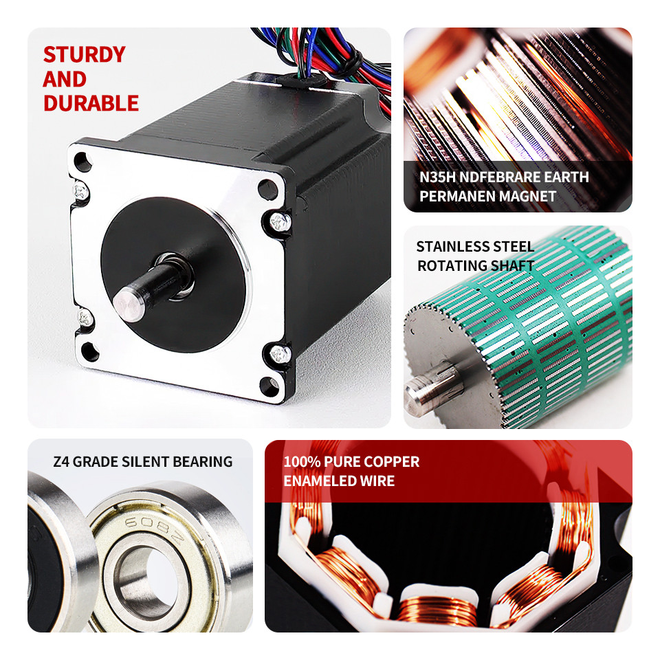 High Torque Nema 23 Stepper Motors A Pasos Heavy Dutty Stepper And ...