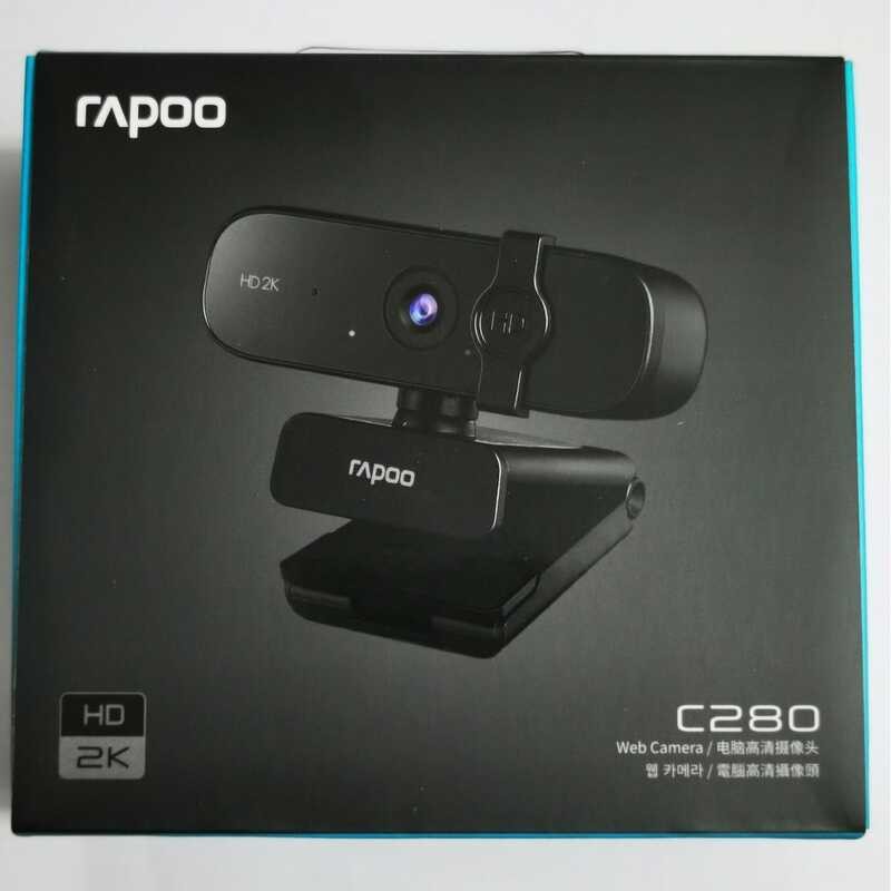 Rapoo 2 ☆ C280 High-Definition Network Conference 2K Desktop External ...