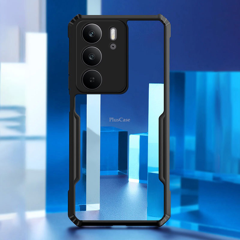 For Realme C75 Hybrid Soft Silicon Shockproof Bumper & Hard PC Back ...