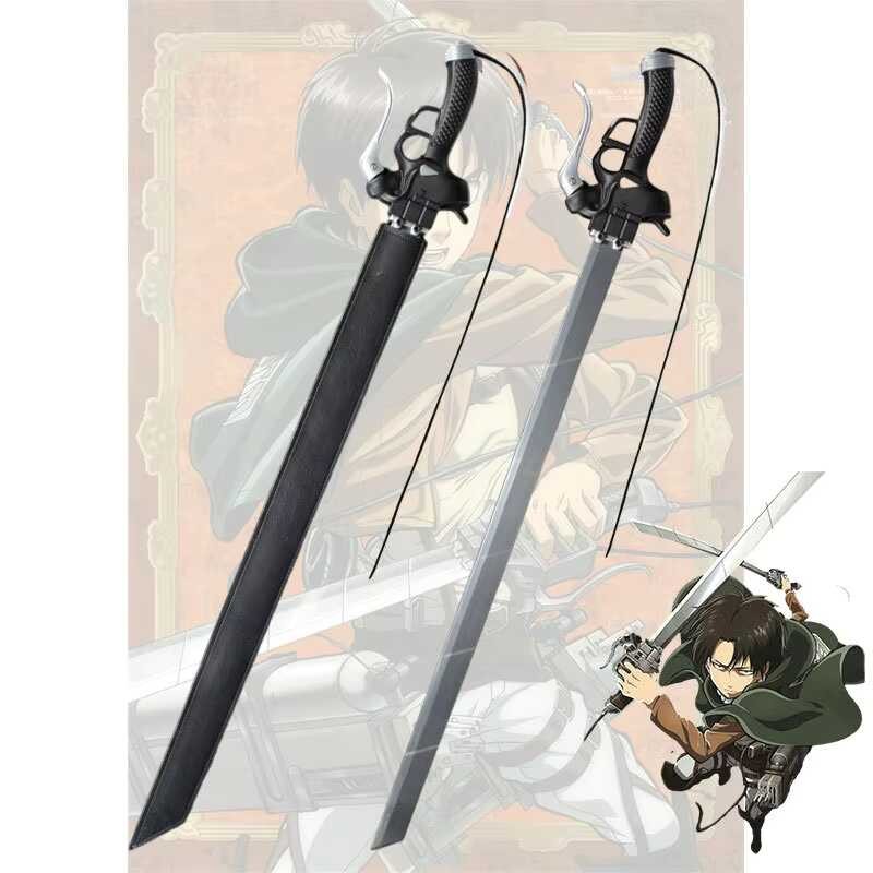 Popular 95Cm 1.46Kg Attack On Titan Eren Mikasa Anime Sword For Cosplay ...