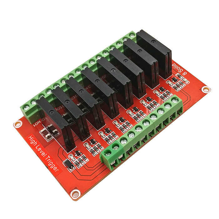 8-way solid-state relay module/expansion board/high-level trigger/with ...
