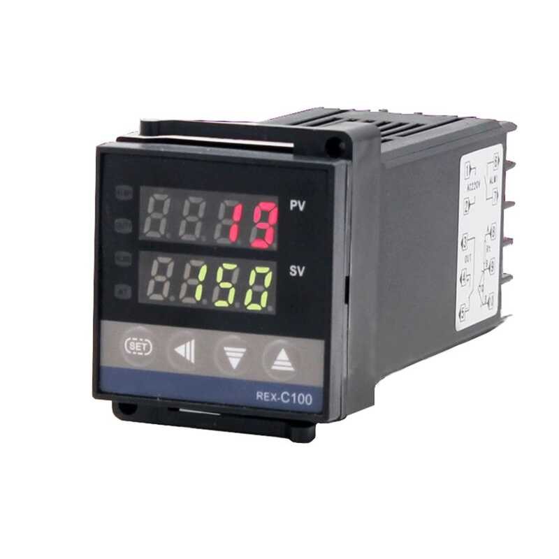 Digital Diymore Display Relay Output M*A Pid 220V Rex-C100 Thermostat Maximum 40A Ssr+K | Shopee ...